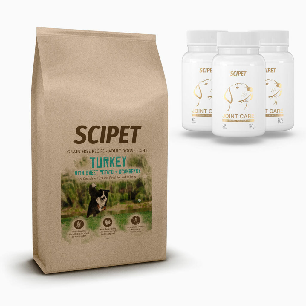 SciPet ízület és porcerősítő kutyáknak - 60 db - Zöldkagyló, Glükozamin